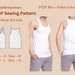 Tank-top PDF Sewing Pattern | Sewing Pattern |sizes S-XL| T-shirt PDF ...