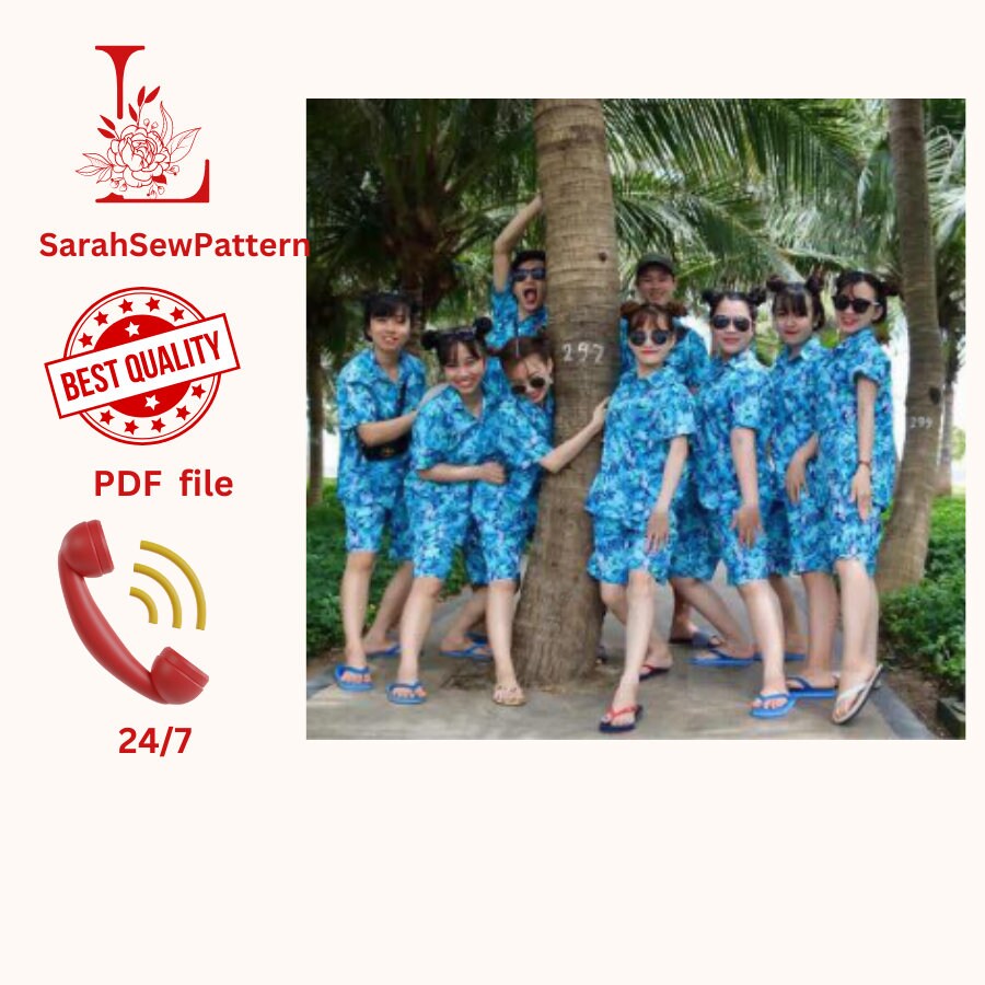 Summer Swimwear PDF Sewing Pattern Full Size S 2XL - Etsy