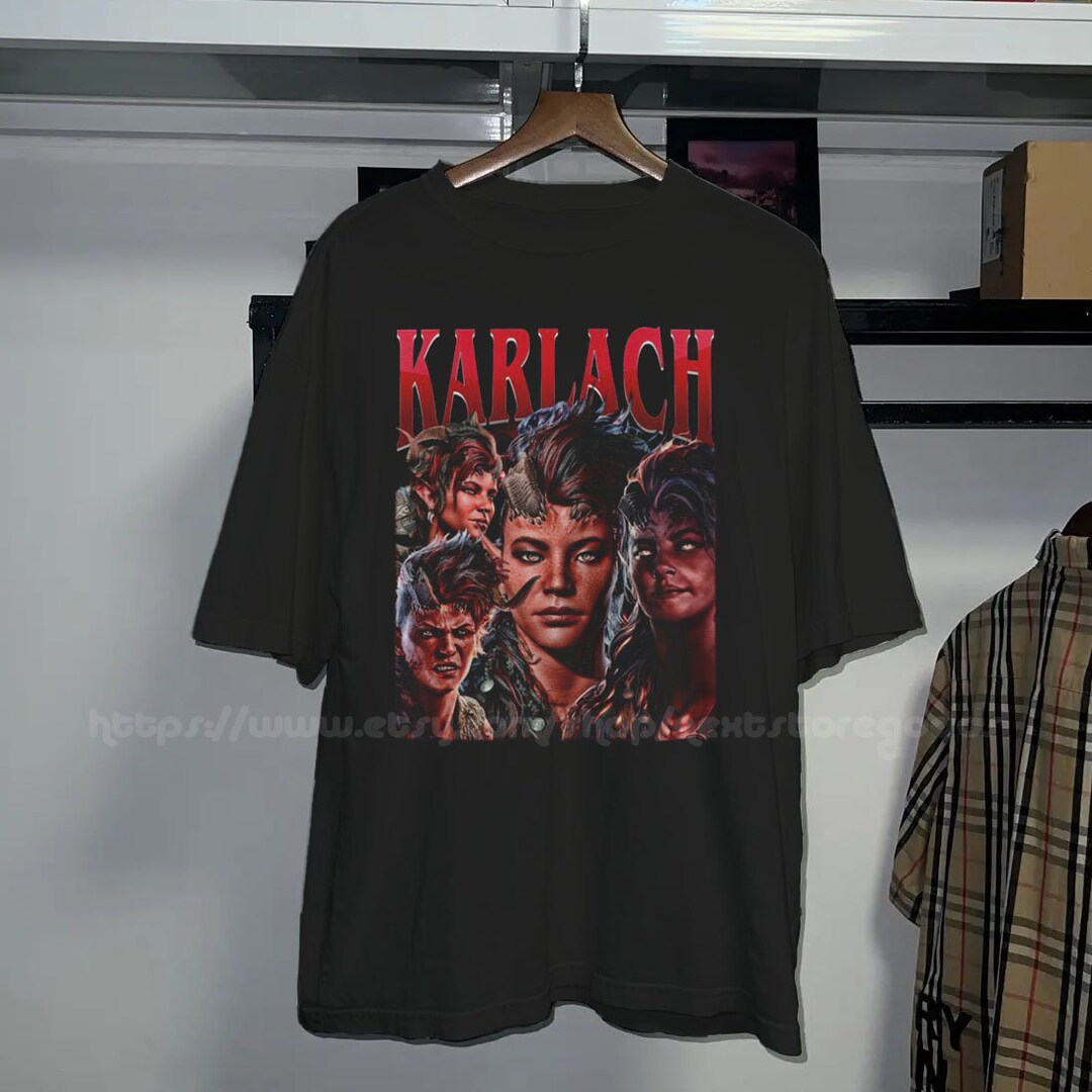 Karlach Baldur's Gate 90s Vintage T-shirt, Gamer Stuff, Ideal Gift for ...