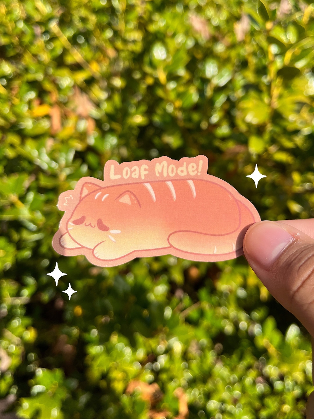 Loaf Mode Sticker Laminated Die Cut Sticker, Waterproof Laptop Decal ...