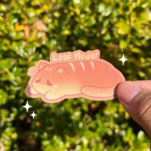 Loaf Mode Sticker Laminated Die Cut Sticker, Waterproof Laptop Decal ...