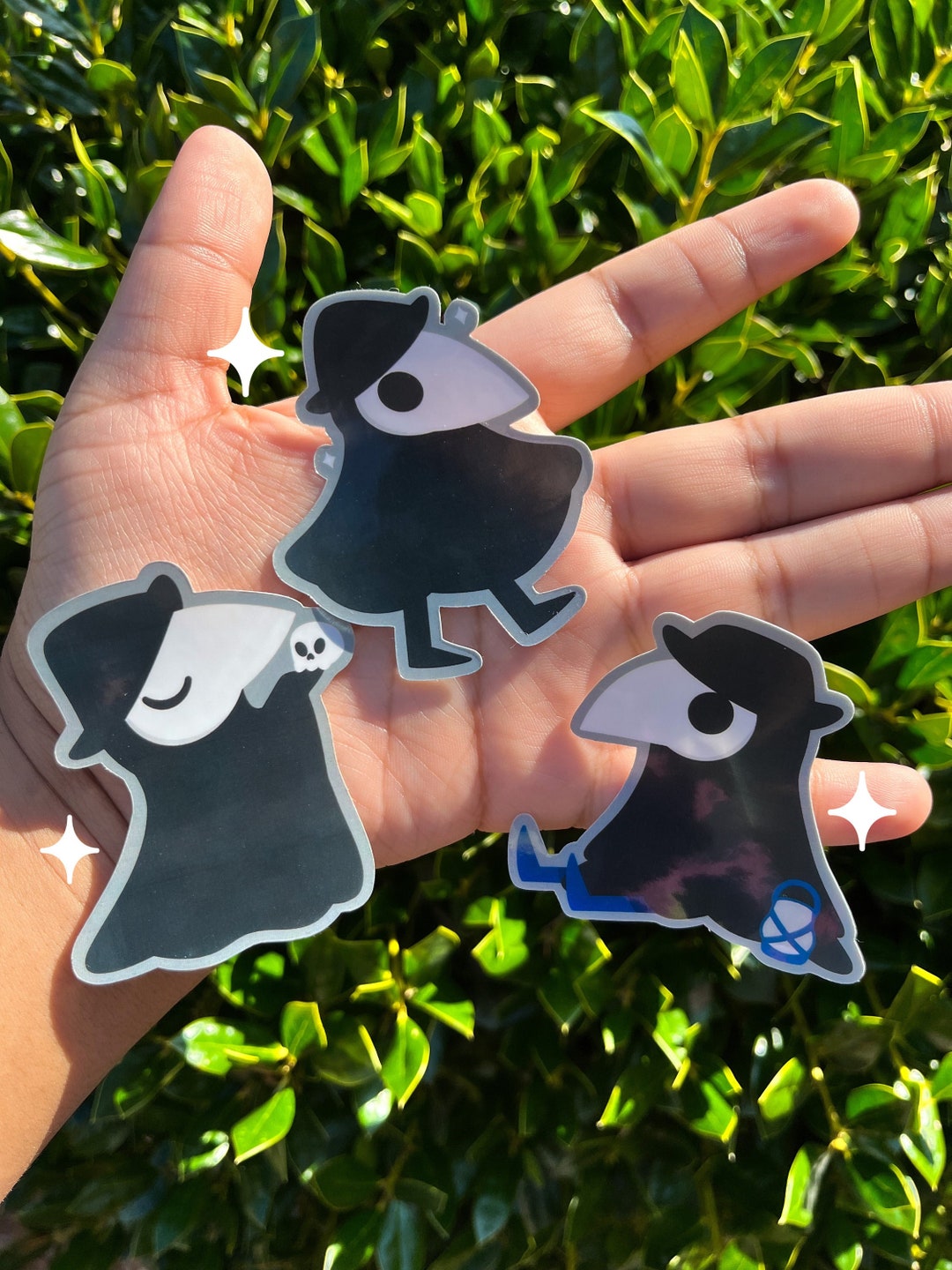 Plague Doctor Sticker Set | Cute Gothic Sticker | Laminated Die Cut ...