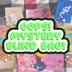 Oops! Mystery Blind Bags | Grab Bag | Discounted Stickers | Blind Bag | Laptop Decal | Die Cut ...