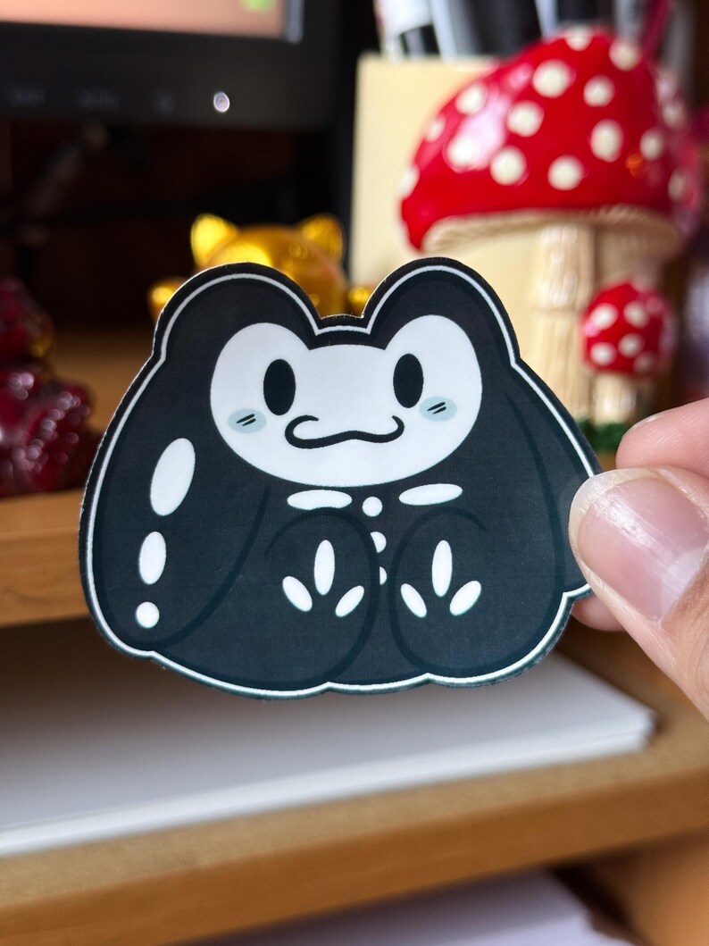 Froggy Mash Sticker Set, Spooky Frogs, Glossy Waterproof Sticker ...