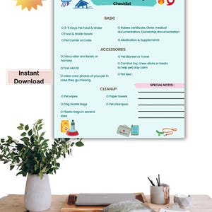 Emergency Preparedness Checklist for Dogs, Pet Emergency Checklist ...