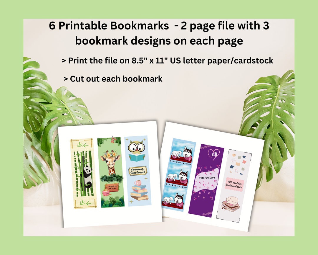 Book Marks, Printable Bookmarks for Readers, Book Lover Gift, Book ...