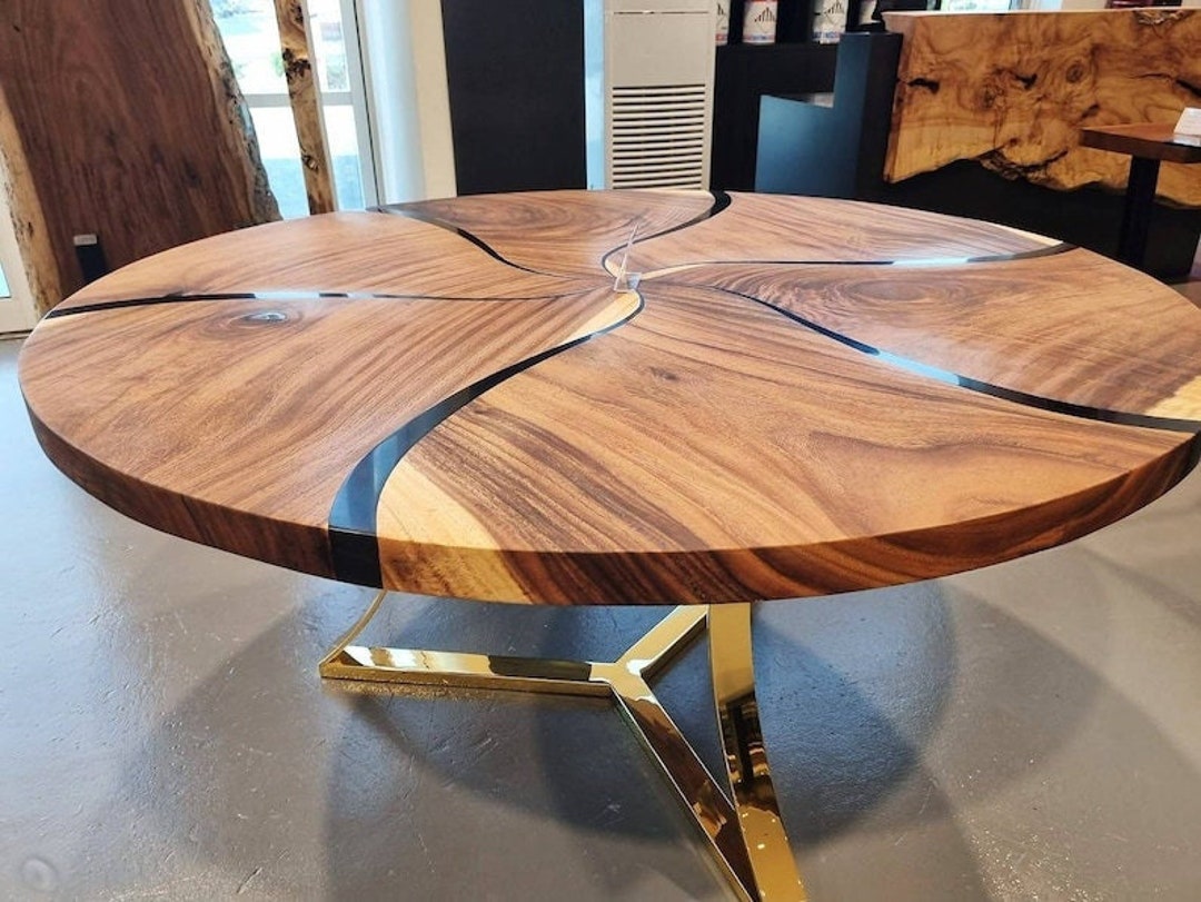 Custom Epoxy Resin Coffee Table Top, Unique Center Table, Hallway Decor ...