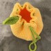 Crochet Orange Bag Pattern - Drawstring Bag Crochet Pattern Crochet ...