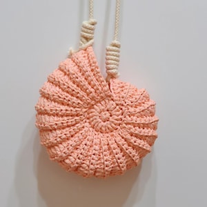 Conch Shell Bag Crochet Pattern Summer Sea Shell-shaped Crochet Bag Sea ...