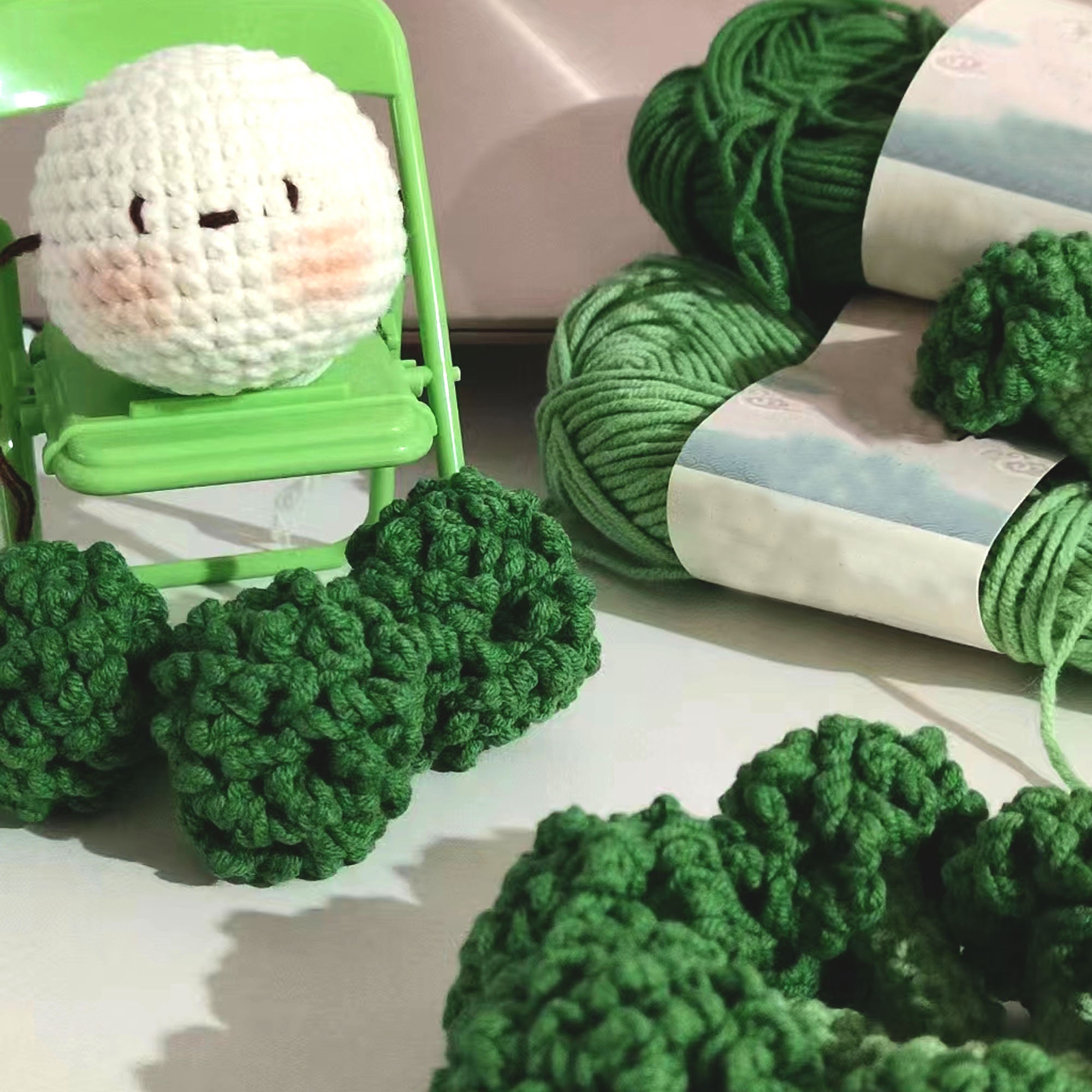 Broccoli Crochet Pattern - Amigurumi Crochet Cauliflower Plush Crochet ...