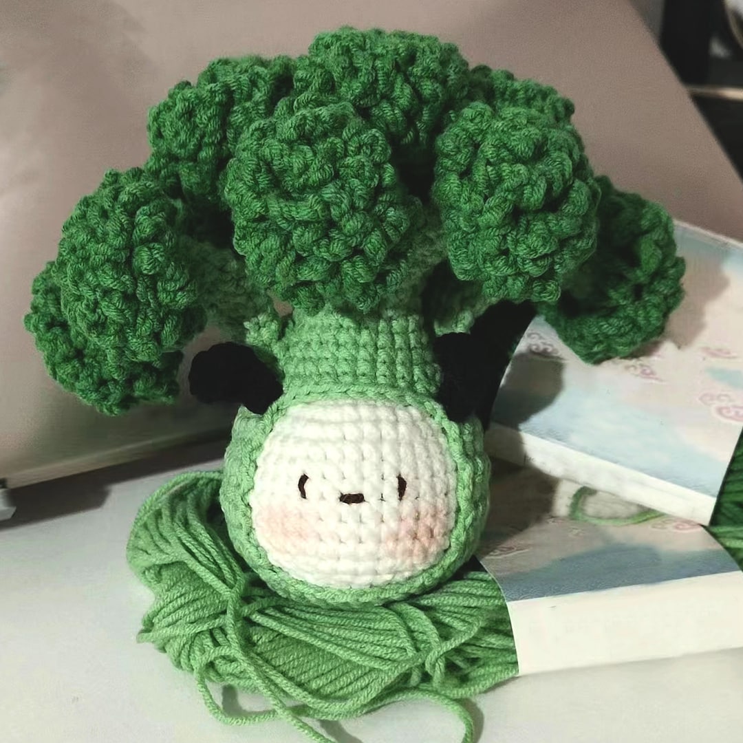 Broccoli Crochet Pattern - Amigurumi Crochet Cauliflower Plush Crochet ...