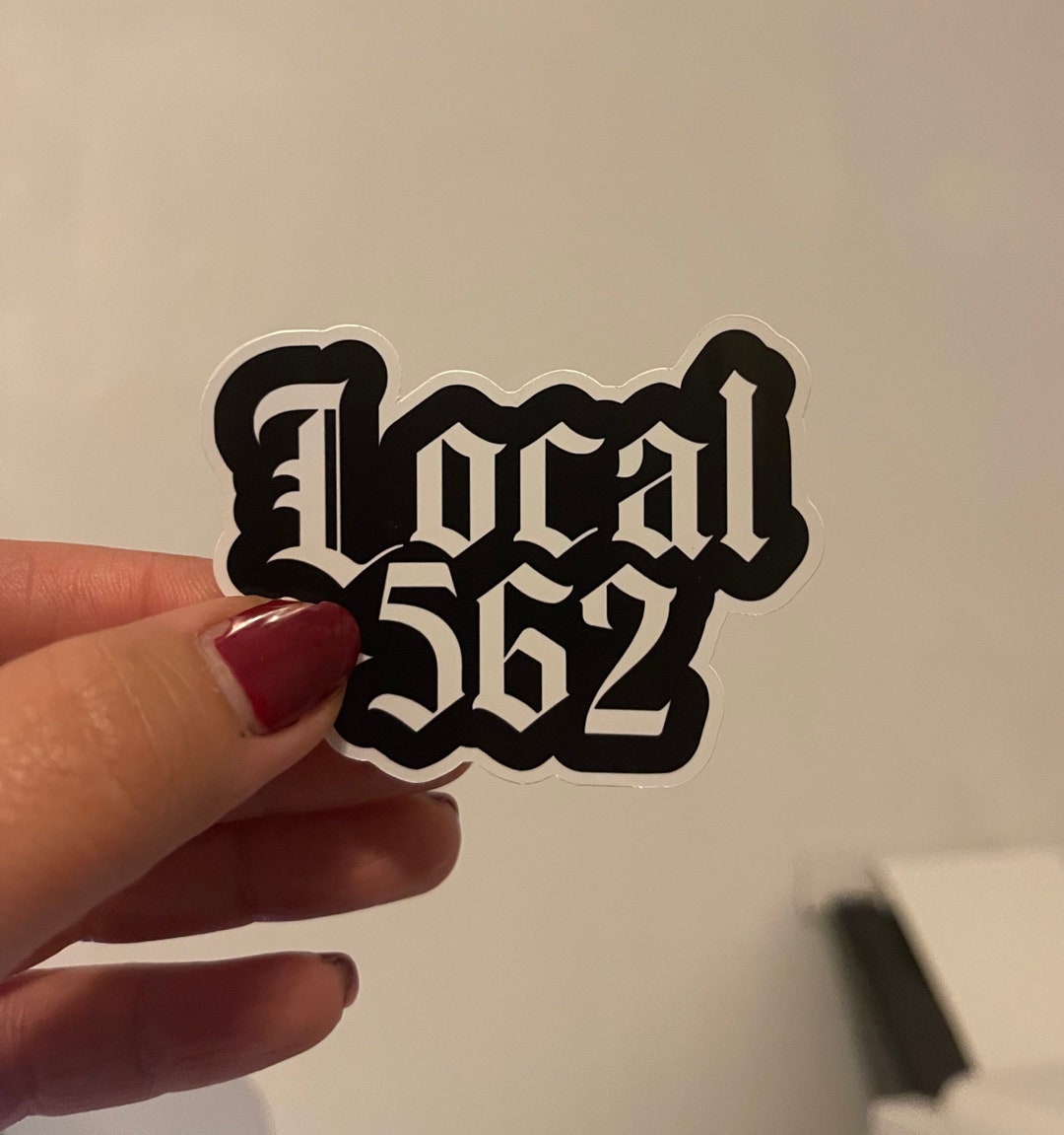 Local 562 Pile Driver Carpenter Hard Hat Sticker - Etsy