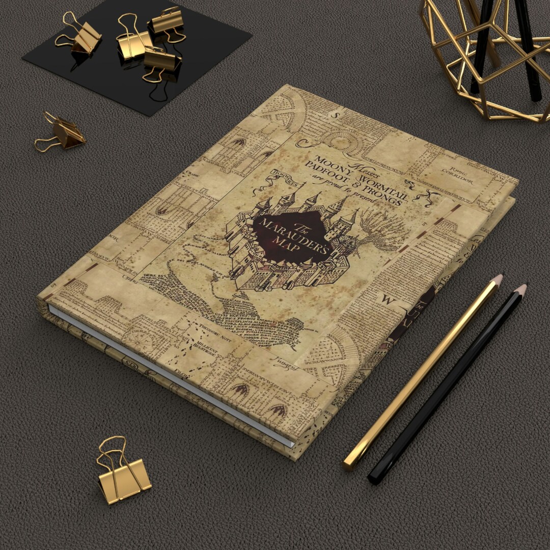 Marauder's Map Inspired Journal in Matte. - Etsy
