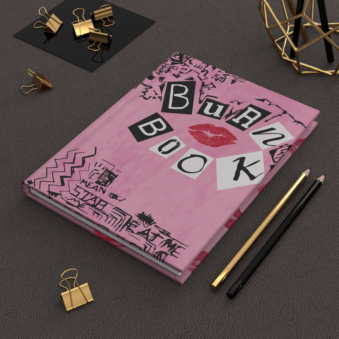 Mean Girls Inspired Burn Book Journal Matte. - Etsy