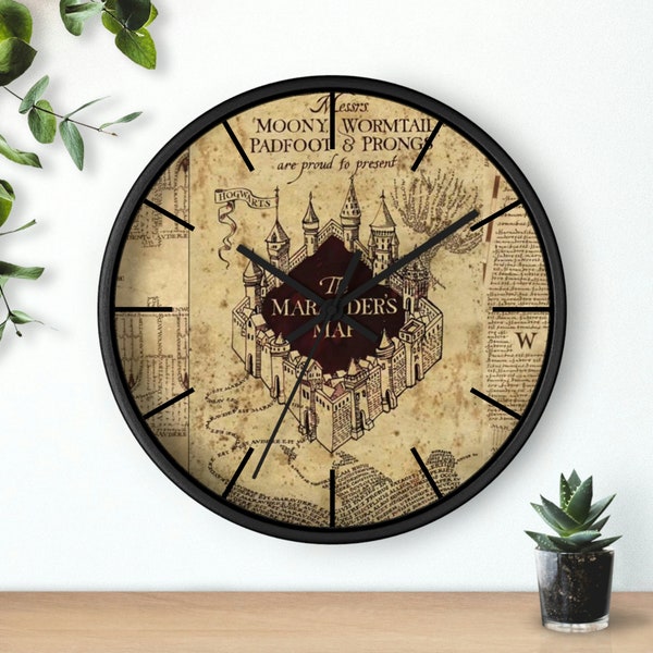 Map Wall Clock - Etsy
