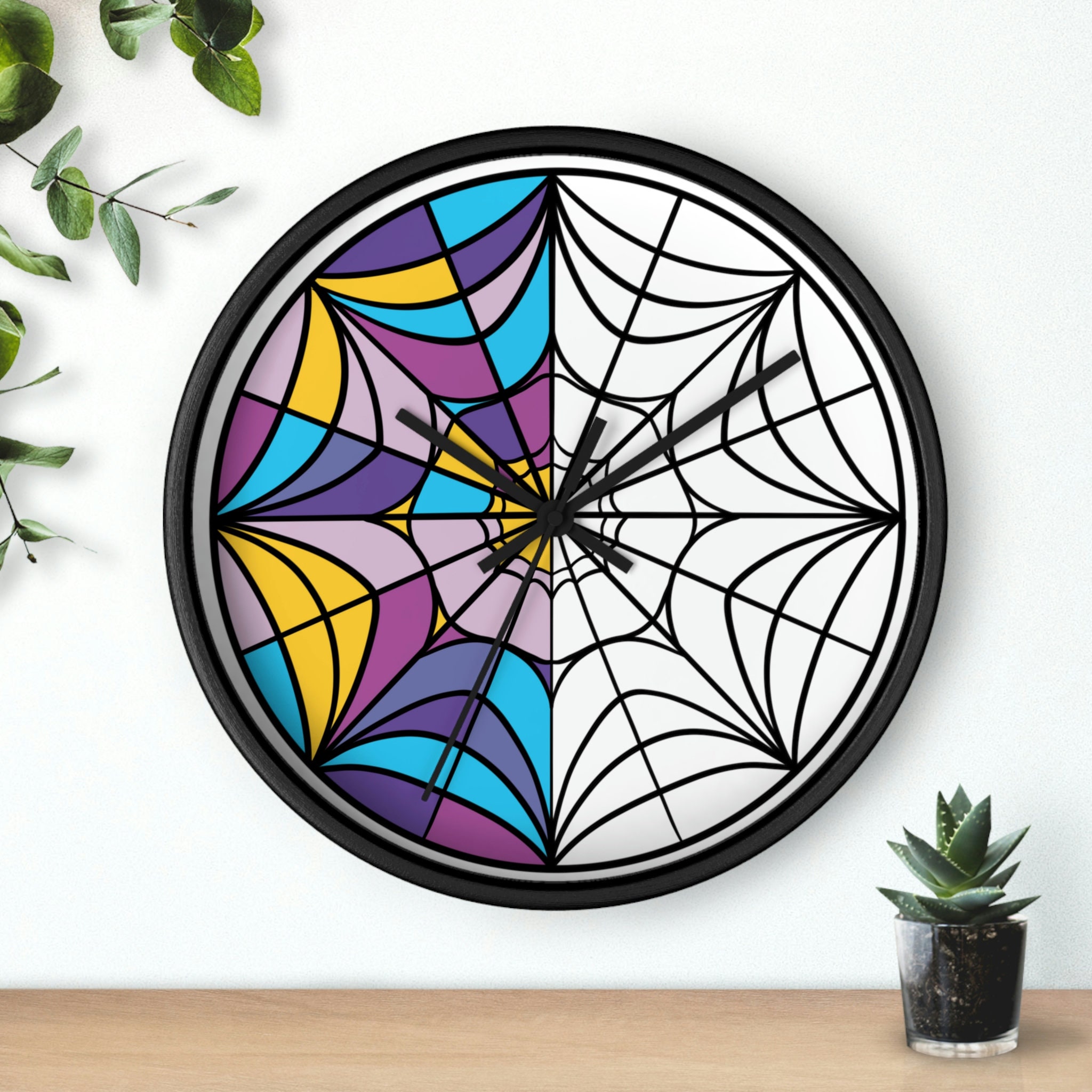 Wednesday Addams Ophelia Hall Window 10 Wall Clock - Etsy