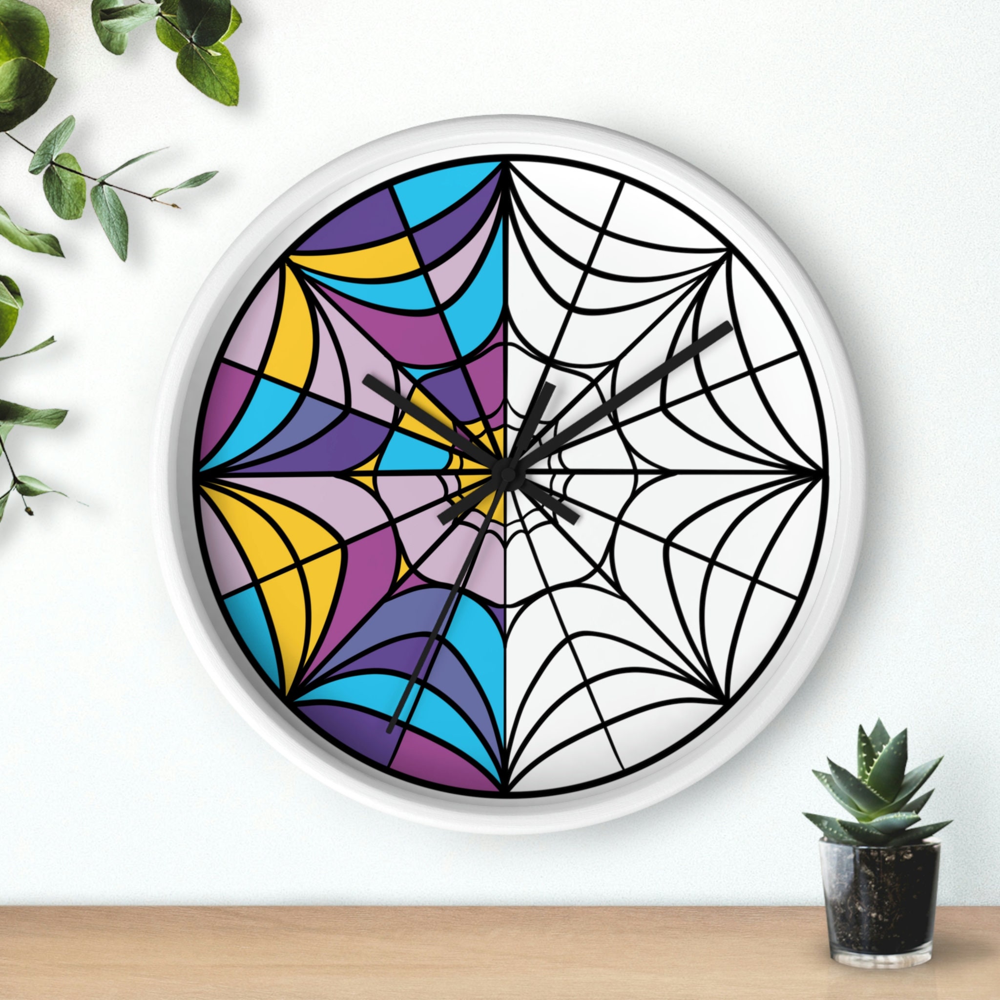 Wednesday Addams Ophelia Hall Window 10 Wall Clock - Etsy