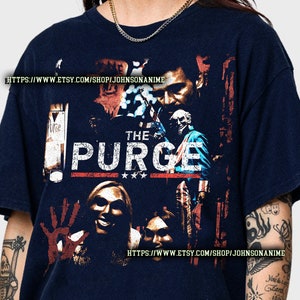 Limited the Purge Horror Movie Vintage T-shirt, Gift for Woman and Man ...