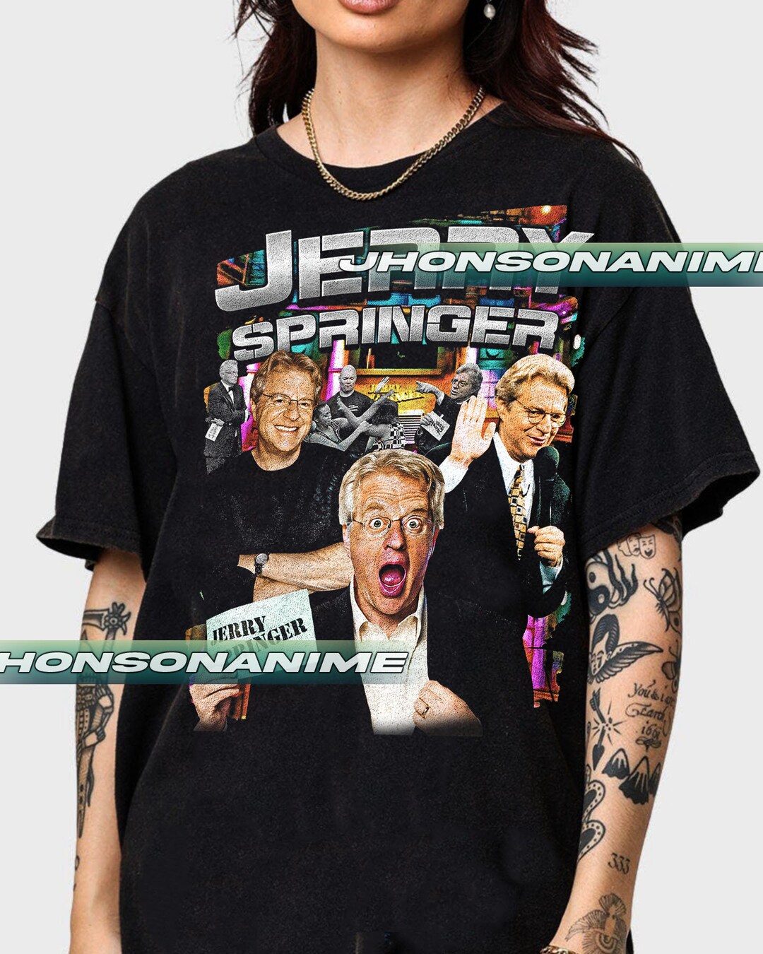 Limited Jerry Springer Shirt Vintage 90s Jerry Springer Tshirt Graphic ...