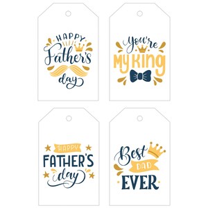 PRINTABLE Father's Day Gift Tags 12 Styles Daddy, Dadtags Download Dad ...
