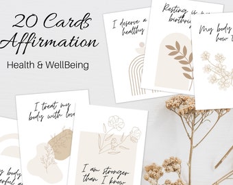 Boho Printable Affirmation Cards, Love & Relationships, Positive ...
