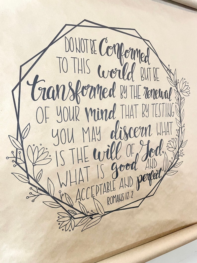 Scripture Instructions 3-in-1 Kraft Paper Banner Scroll Sign - (3) 36 ...