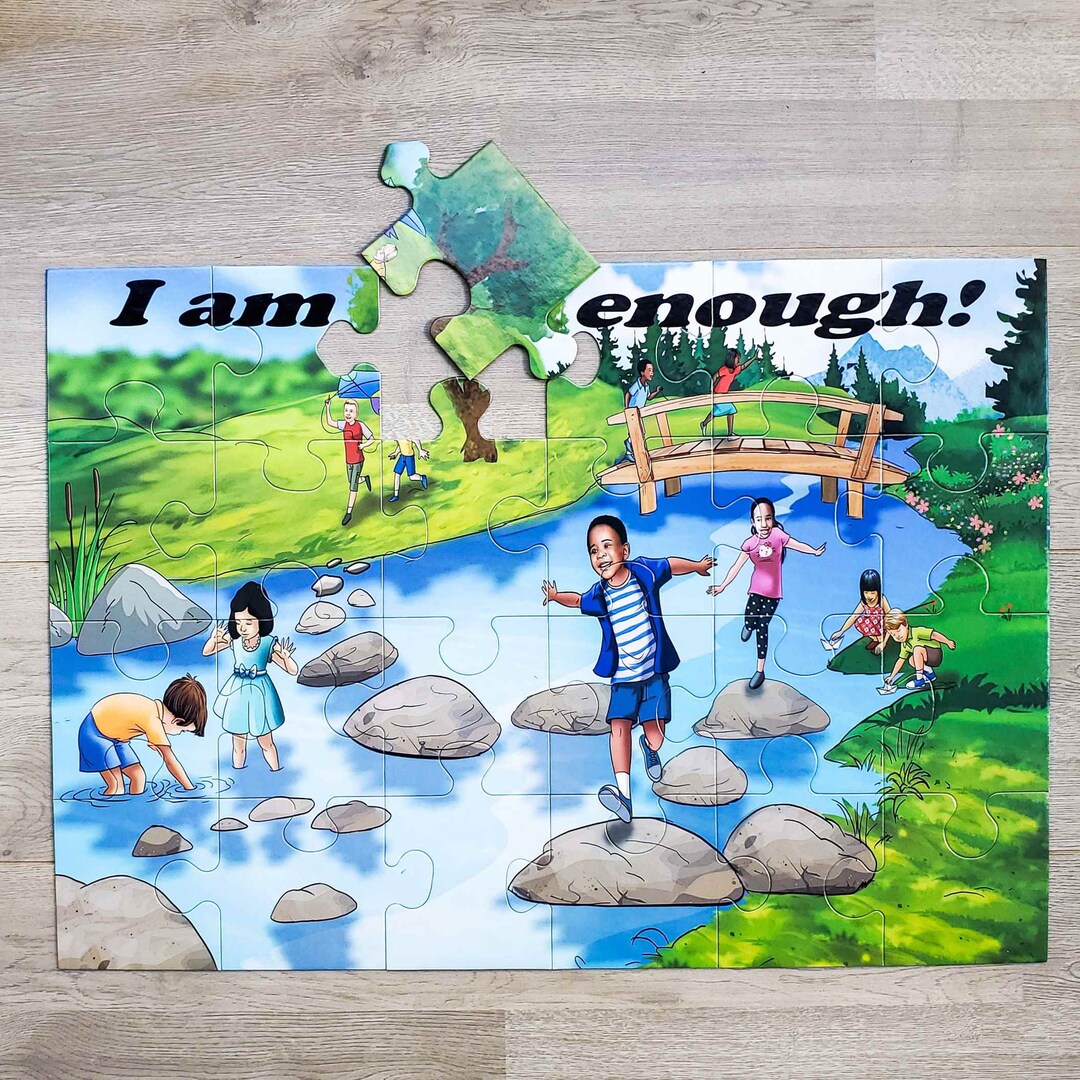 Stepping Stone, Diverse, Affirmation Floor Puzzles for Kids - 24 Pieces ...