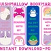 SQUISHMALLOW BOOKMARKS, Squishmallow Party Favor, Birthday Gift - Etsy
