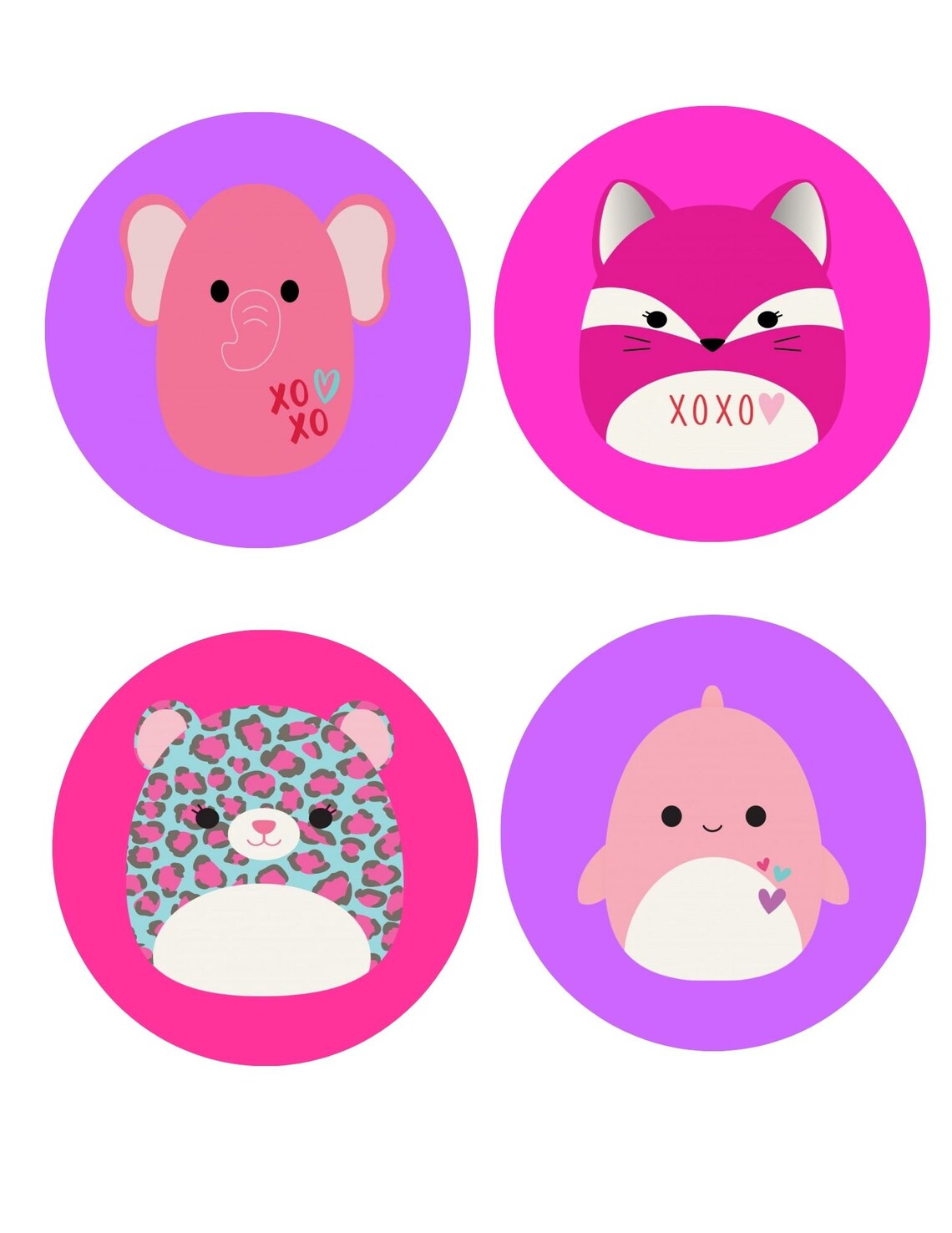 Squishmallow Cupcake Toppers, Squishmallow Birthday - Etsy