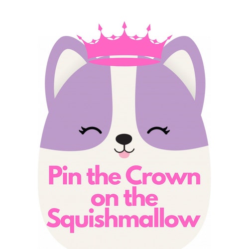 Squishmallow Birthday Gamepin the Crown - Etsy