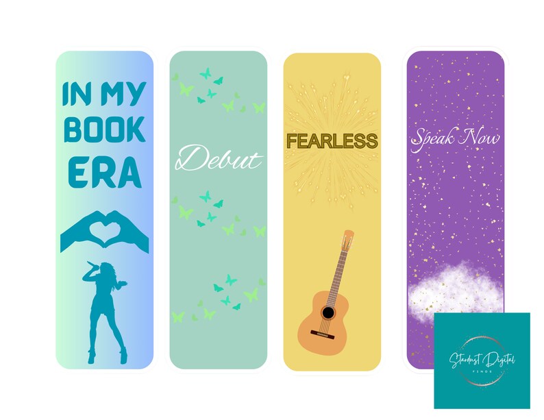 Taylor Swift Bookmarks, Eras Tour Bookmarks, Taylor Swift, TS, Swiftie ...