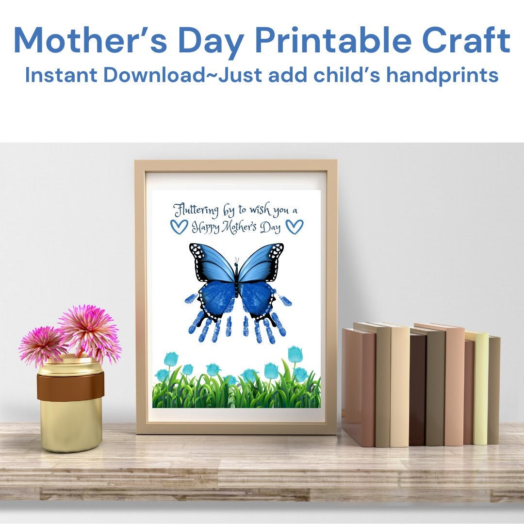 Mothers Day Craft, Mothers Day Handprint Craft, Preschool Mothers Day ...