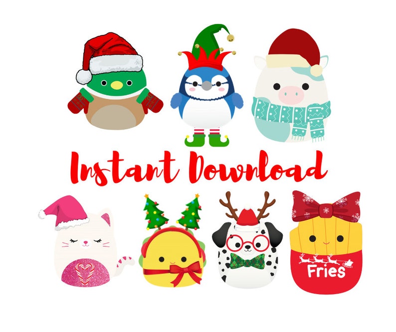 Christmas Squishmallows, 15 Original Squishmallows, Squishmas ...