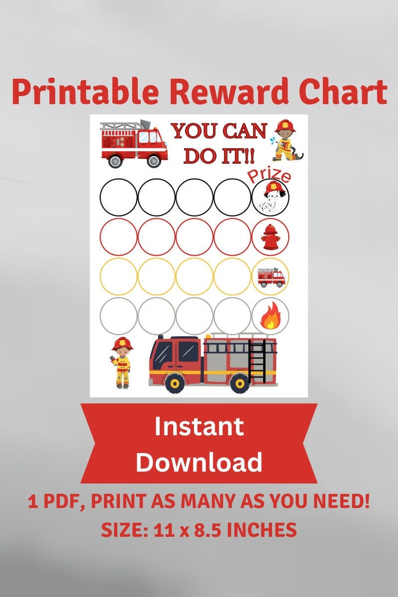 Reward Chart for Kids, Chore Chart for Kids, Toddler Reward Chart ...