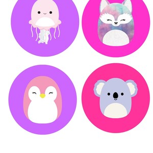 Squishmallow Cupcake Toppers, Squishmallow Birthday - Etsy