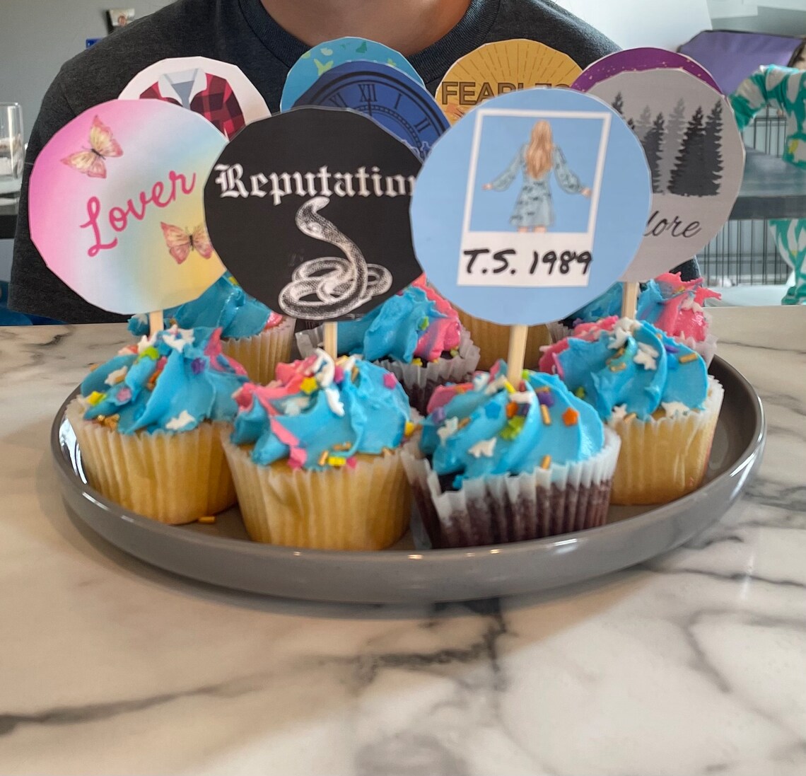 Taylor Swift Eras Cupcake Toppers, Taylor Swift Party Cupcake Toppers ...