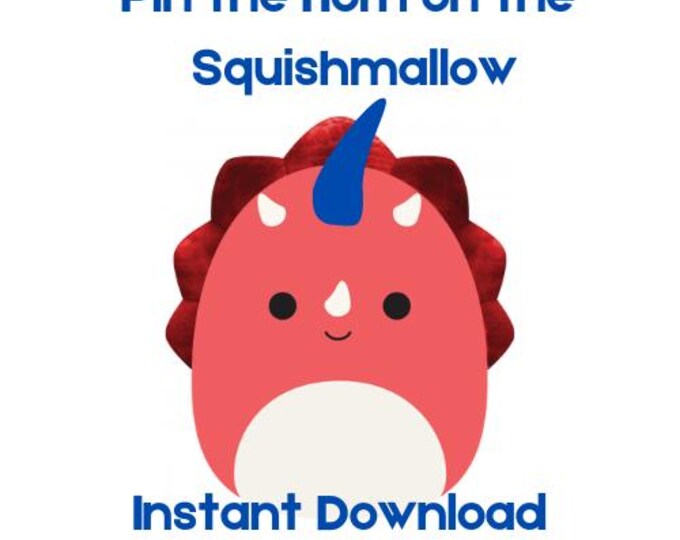 Squishmallow Printable Gift Tag, Squishmallow Gift Tag, Squishmallow ...