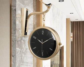 Double Sided Clock - Etsy