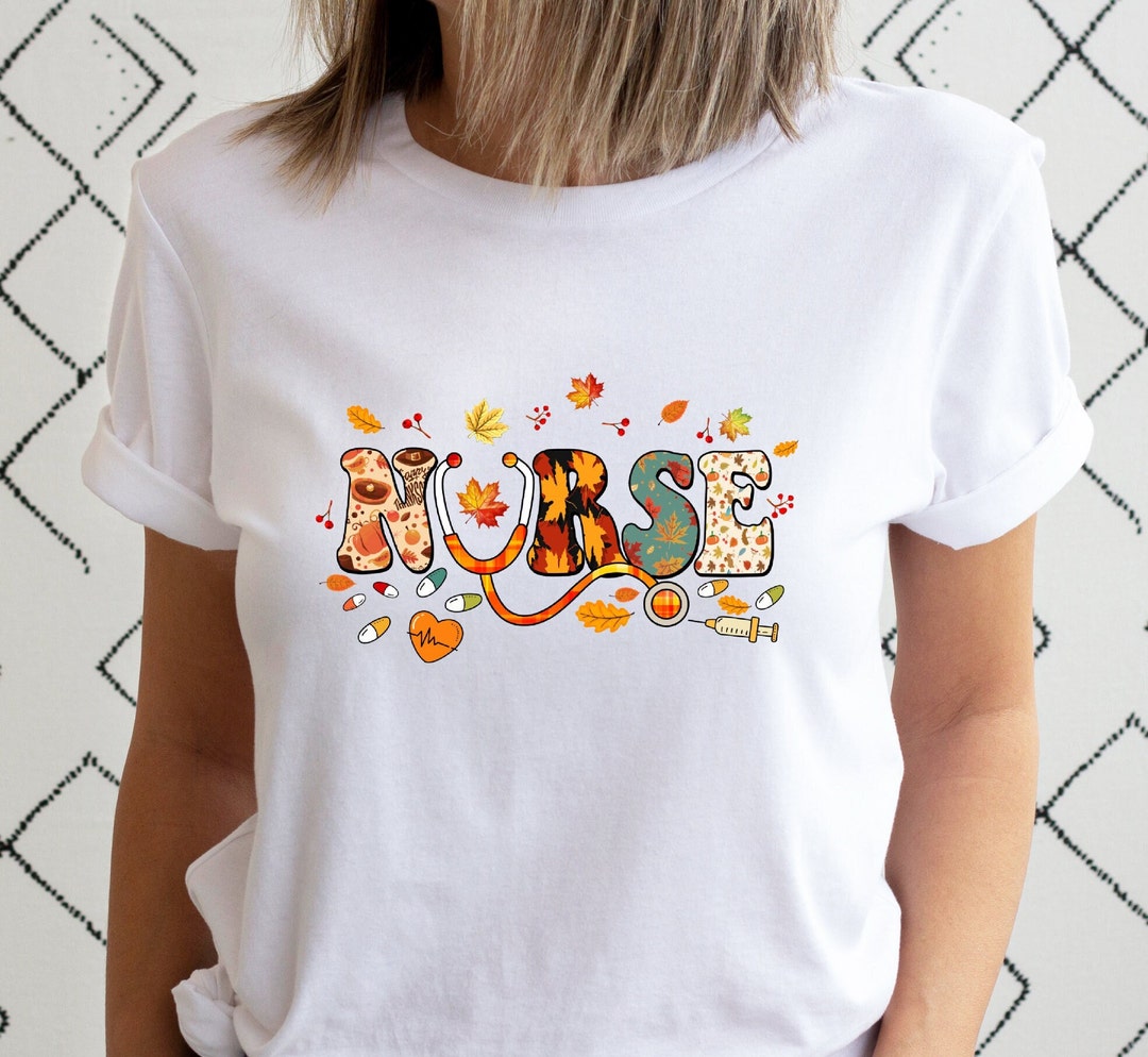 Thanksgiving Nurse Shirt, Thankful Nurse Shirt, Fall Nurse Sweatshirt ...