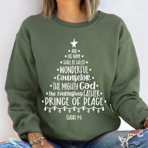 Religious Christmas Sweatshirt, Faith Sweater, Christmas Gifts ...
