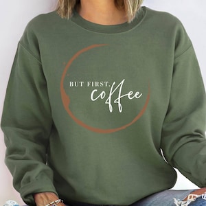 Trendy Coffee Sweatshirt: Coffee Lover Gift - Etsy