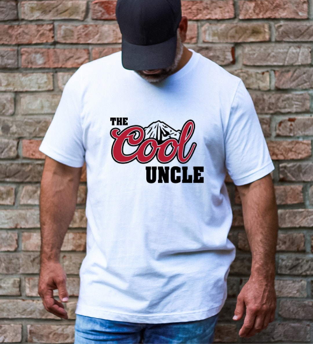 The Cool Uncle T-shirt, Funny Uncle Shirt, Cool Uncle Shirt, New Uncle Gift, Uncle Birthday ...