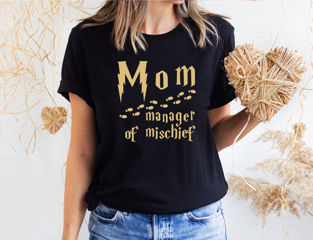 Manager of Mischief Shirt, Mother's Day Gift, Magical Mom Tshirt, Mom ...