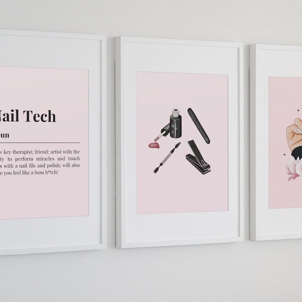 Nail Wall Decor - Etsy