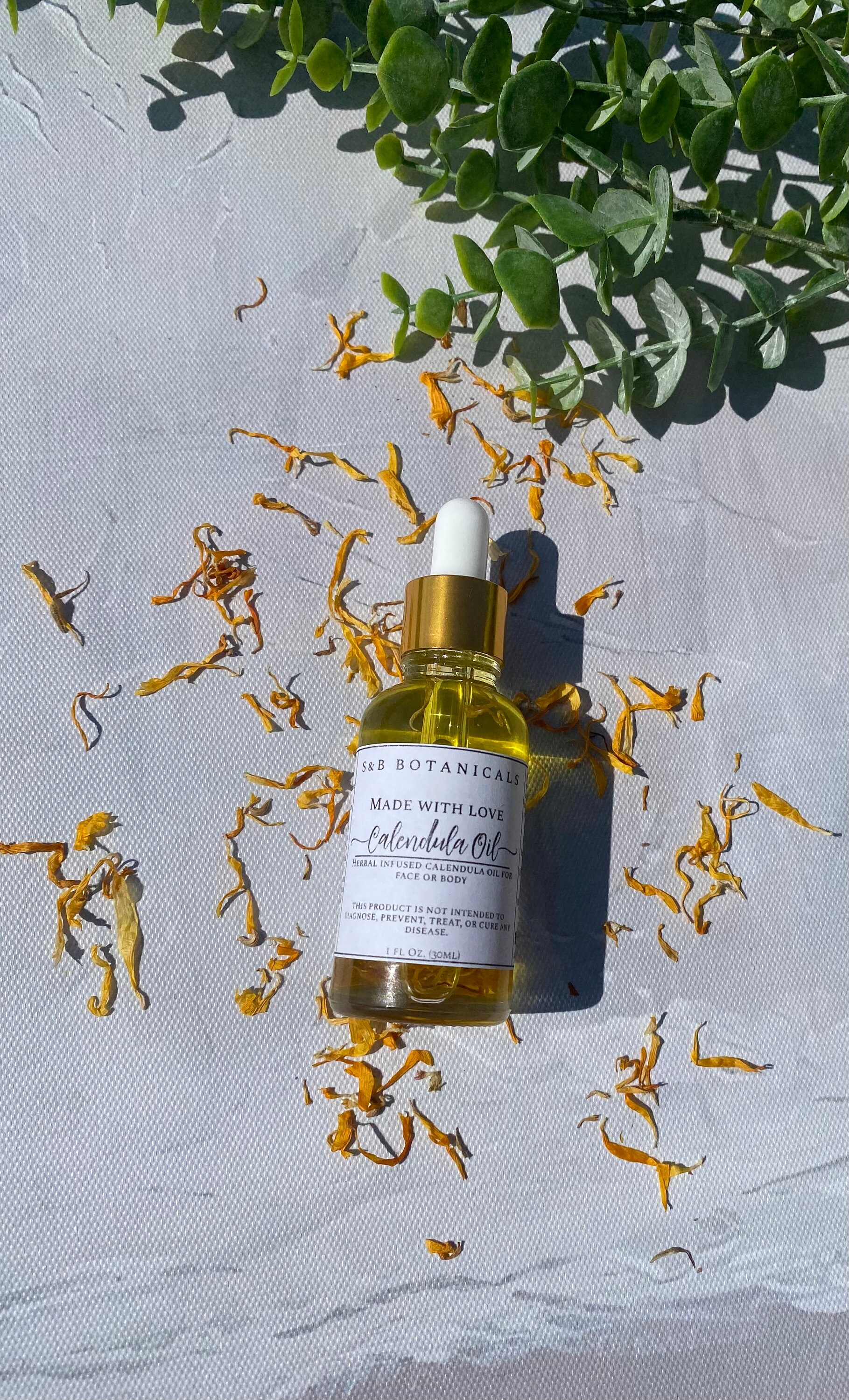 Calendula Oil Calendula Face Oil Skin Care Oil Body Oil - Etsy
