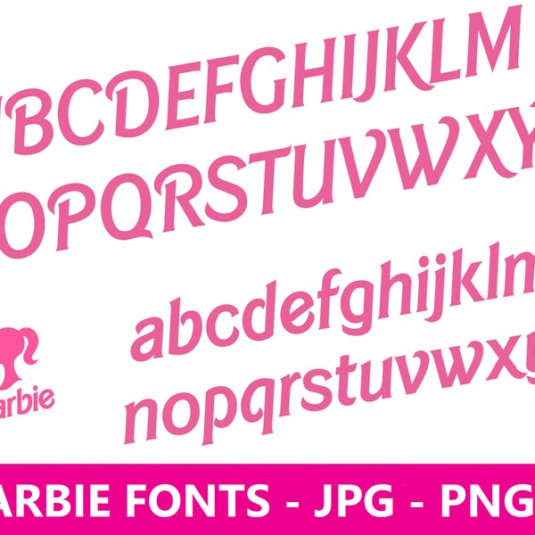 Barbie Font - Etsy