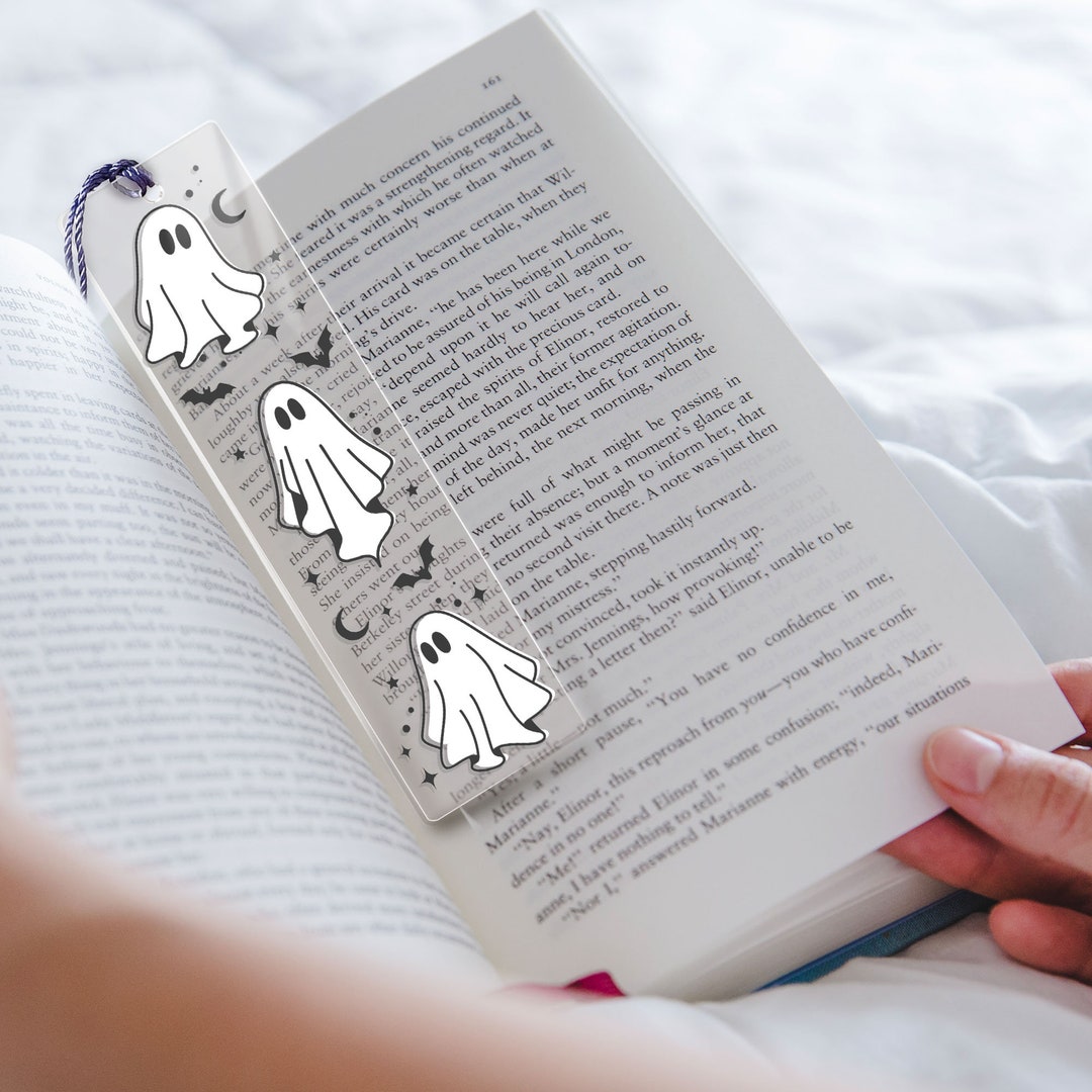 Halloween Bookmarks Cute Ghost Bookmarks Book Accessories - Etsy