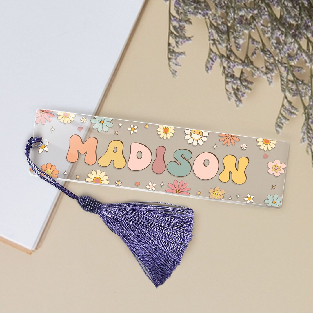 Personalized Groovy Bookmark Book Accessories Book Lovers - Etsy