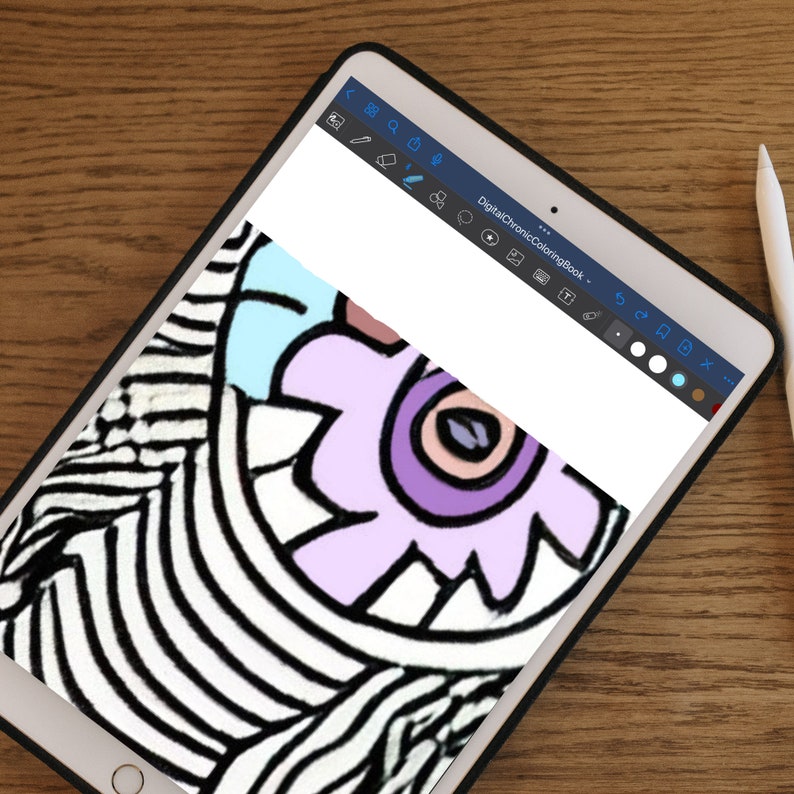 Digital Chronic Coloring Book: 50 Coloring Pages Inspired by - Etsy