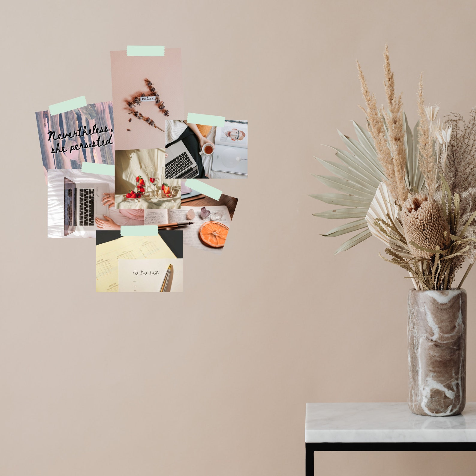 Printable Vision Board Kit | Digital Vision Board Cards | Aesthetic ...